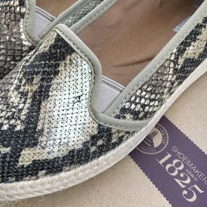 Clarks | Shoes | Clarks Leather Printed Espadrilles | Poshmark